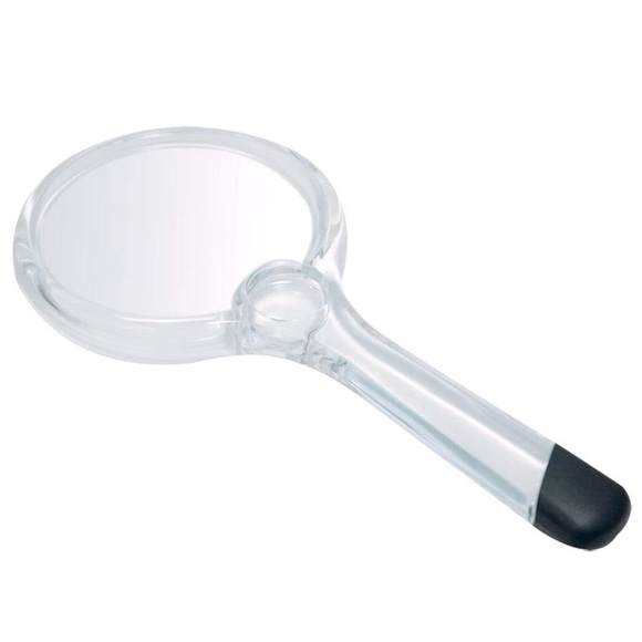 Vintage | Office | 8 Clear Acrylic Magnifying Glass | Poshmark
